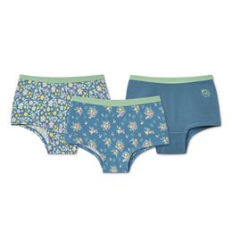 Tchibo - 3 Pantys - M&auml;dchen - Gr. 98/104 - blau/print