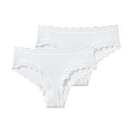 Tchibo - 2 Hipster - Damen - Gr. L - wei&szlig;