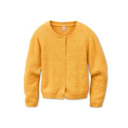 Tchibo - Strickjacke - Baby - Gr. 86/92 - gelb/jacquard
