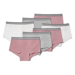 Tchibo - 7 Kinder-Pantys - M&auml;dchen - Gr. 122/128 - wei&szlig;