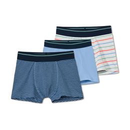 Tchibo - 3 Slipboxer - Jungen - Gr. 110/116 - dunkelblau/gestreift