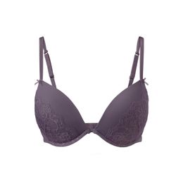 Tchibo - Push-up-BH mit Spitze - Damen - Gr. 75A - violett