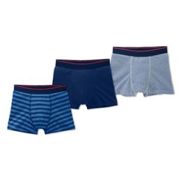 Tchibo - 3 Slipboxer - Jungen - Gr. 170/176 - dunkelblau/gestreift