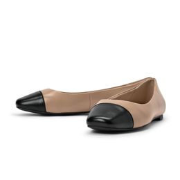 Tchibo - Leder-Ballerinas - Damen - Gr. 37 - schwarz