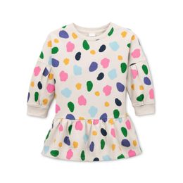 Tchibo - Sweatkleid - M&auml;dchen - Gr. 134/140 - wei&szlig;/print