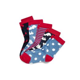 Tchibo - 5 Paar Kinder-Socken - Gr. 27-30 - dunkelblau