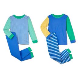 Tchibo - 2 Pyjamas - Jungen - Gr. 122/128 - blau/gestreift