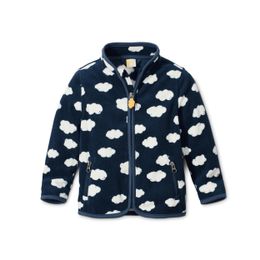 Tchibo - Fleecejacke - Kinder - Gr. 122/128 - dunkelblau/print