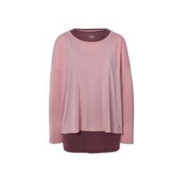 Tchibo - 2-in-1-Sportshirt - Damen - Gr. XL - pflaume