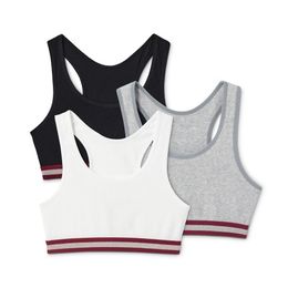 Tchibo - 3 Bustiers - M&auml;dchen - Gr. 158/164 - schwarz