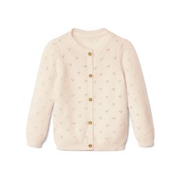 Tchibo - Kinder-Strickjacke - Baby - Gr. 74/80 - wei&szlig;