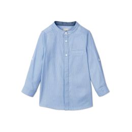 Tchibo - Baumwoll-Hemd - Jungen - Gr. 98/104 - hellblau/gestreift