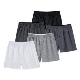 Tchibo - 5 Web-Boxershorts - Herren - Gr. S/4 - schwarz/kariert