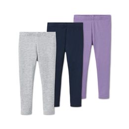 Tchibo - 3 Leggings - Baby - Gr. 86/92 - dunkelblau