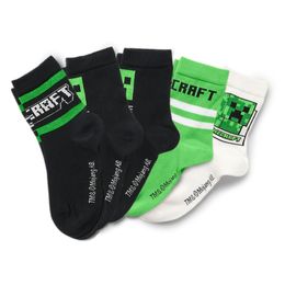 Tchibo - 5 Paar Minecraft Kinder-Socken - Jungen - Gr. 39-42 - schwarz