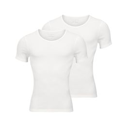 Tchibo - 2 Qualit&auml;ts-Feinripp-Unterhemden mit kurzem Arm - Herren - Gr. Xxl/8 - wei&szlig;