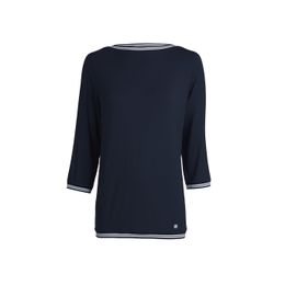 Tchibo - Blusenshirt mit 3/4-Arm - Damen - Gr. L - dunkelblau