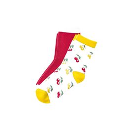 Tchibo - 2 Paar Socken - M&auml;dchen - Gr. 27-30 - gelb