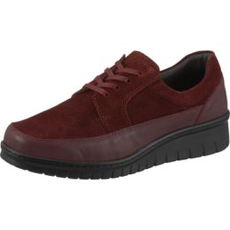 Damen Schn&uuml;rschuh f&uuml;r kr&auml;ftige F&uuml;&szlig;e dunkelrot Gr&ouml;&szlig;e 41