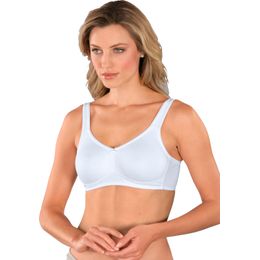 w&auml;schepur Damen BH ohne B&uuml;gel wei&szlig; + schwarz Gr&ouml;&szlig;e 75B