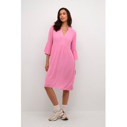Kaffe Kleid A-shape pink