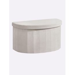 HEINE HOME Hocker, Natur, Gr. H/B/T ca. 38x71x39 cm, B&auml;nke & Hocker, Material: MDF