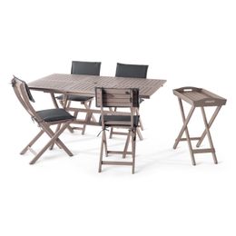 Tchibo - Dining-Set &raquo;Leira&laquo; - 105x74x90cm - anthrazit -