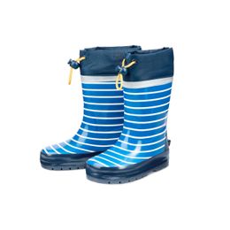 Tchibo - Kinder-Regenstiefel - Gr. 30-31 - wei&szlig;/gestreift