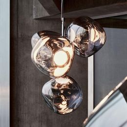 Tom Dixon Melt Pendelleuchte, LED 4-flammig, LEDC01CHEU+MES01NI#4,