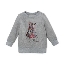 Tchibo - Sweatshirt - Kinder - Gr. 110/116 - grau/print