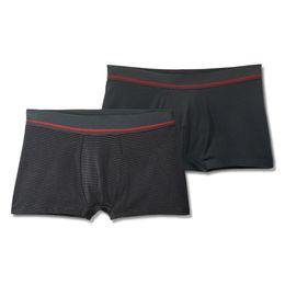 Tchibo - 2 Slipboxer - Herren - Gr. Xl/7 - anthrazit/gestreift