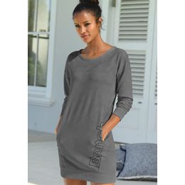 Sweatkleid, Grau, Gr. 36/38, Bench. Loungewear, Damen, Kleider, Material: Baumwolle, Polyester