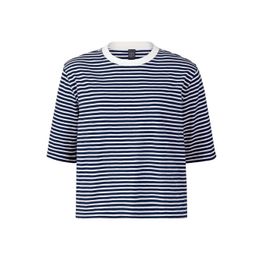 Tchibo - Gestreiftes T-Shirt - Damen - Gr. L - dunkelblau/gestreift