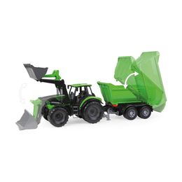 Tchibo - Worxx Traktor Deutz-Fahr &raquo;Agrotron&laquo; mit Anh&auml;nger - gr&uuml;n