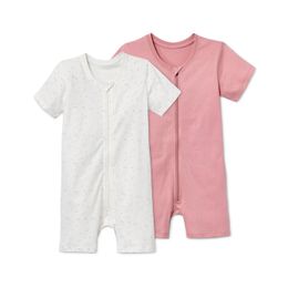 Tchibo - 2 Shorty-Pyjamas - Kinder - Gr. 98/104 - wei&szlig;