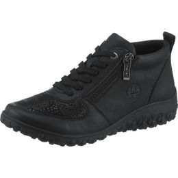 Rieker Damen Stiefelette f&uuml;r kr&auml;ftige F&uuml;&szlig;e schwarz Gr&ouml;&szlig;e 37