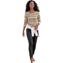 Heine Damen Jerseyhose mit Dehnbund graphit-meliert Gr&ouml;&szlig;e 40