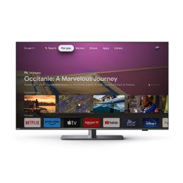 The One Philips 4K UHD Ambilight TV mit Google TV &raquo;43 PUS 8808/12&laquo; - anthrazit