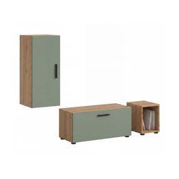 Tchibo - xonox Wohnwand &raquo;Only&laquo; - 75x34x34cm - dunkelgr&uuml;n -