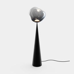 Tom Dixon Melt Stehleuchte, LED, MES01NI+CONF03BKUN+LEDFC11UN,