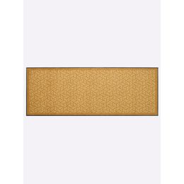 Salonloewe Fu&szlig;matte, Gelb, Gr. 70x190 cm - L&auml;ufer, Fu&szlig;matten, Material: Polyamid. R&uuml;ckseite: Gummi