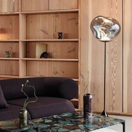 Tom Dixon Melt Stehleuchte, LED, MES01NI+CONF04BKUN+LEDFC11UN,