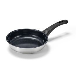 Tchibo - Profi-Edelstahl-Pfanne mit hochwertiger Keramikbeschichtung - silber