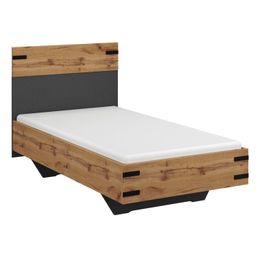 Rauch Bett &raquo;Butte&laquo; - 95x207x101cm - grau -