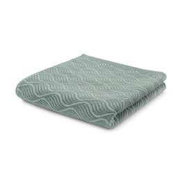 Tchibo - Jacquard-Badetuch - gr&uuml;n