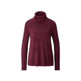 Tchibo - Microfleece-Rollkragenpullover - Damen - Gr. L - bordeaux