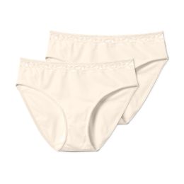 Tchibo - 2 Slips - Damen - Gr. S - wei&szlig;