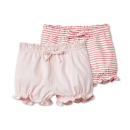Tchibo - 2 Baumwoll-Babyshorts - Baby - Gr. 74/80 - wei&szlig;