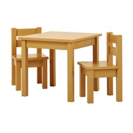 Hoppekids Tisch-und-Stuhl-Set &raquo;Mads&laquo; - 50x50x47cm - gelb -
