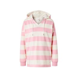 Tchibo - Gestreifter Hoodie - Damen - Gr. S - creme/gestreift